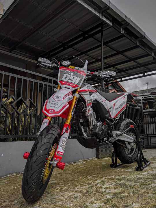 DECAL STICKER CRF 150 L MERAH PUTIH | Lazada Indonesia