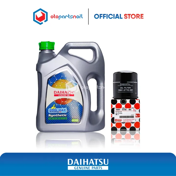 Oli Mesin - Daihatsu Genuine Oil 5W-30 API SN/GF-5 Synthetic 3.5L + Oil ...