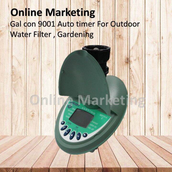 GALCON 9001 AUTO TIMER FOR OUTDOOR WATER FILTER / GARDENING / AUTOMATED ...