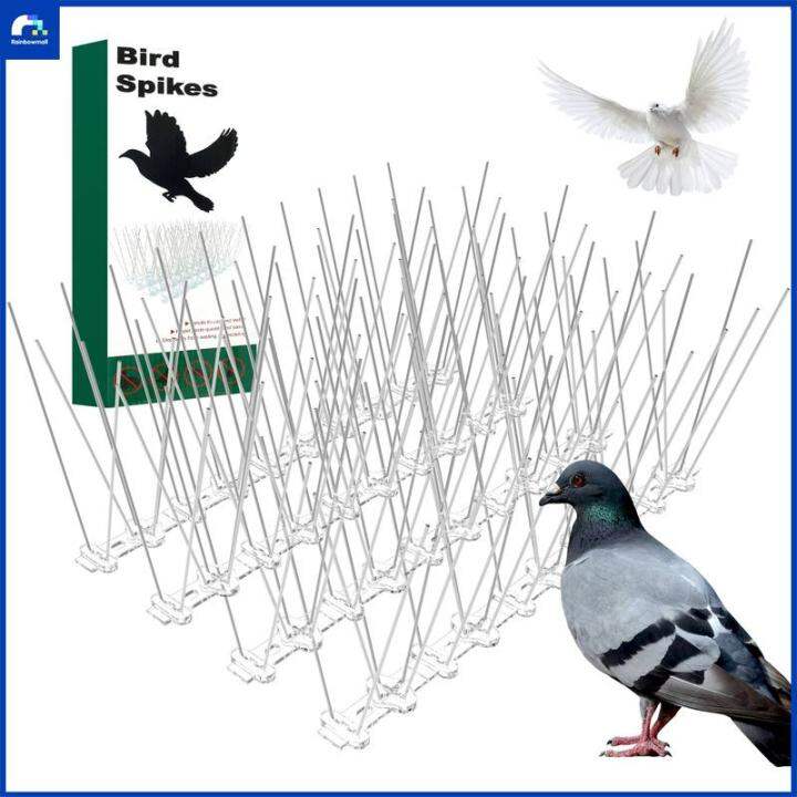 12Pcs Bird Spikes Stainless Steel Weather Resistant Bird Repellent ...