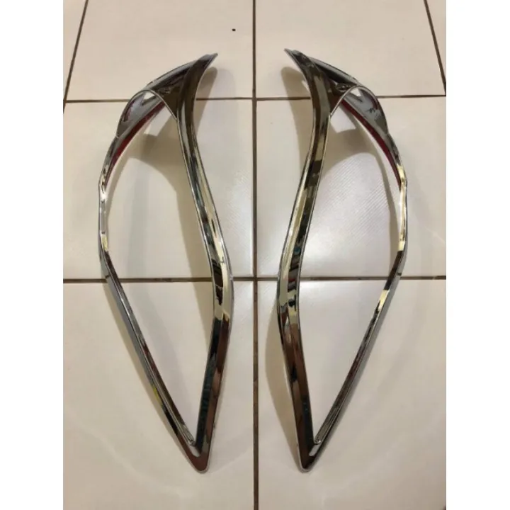 Toyota Corolla Altis 2011 2012 2013 Headlight HEAD Light Chrome Cover ...