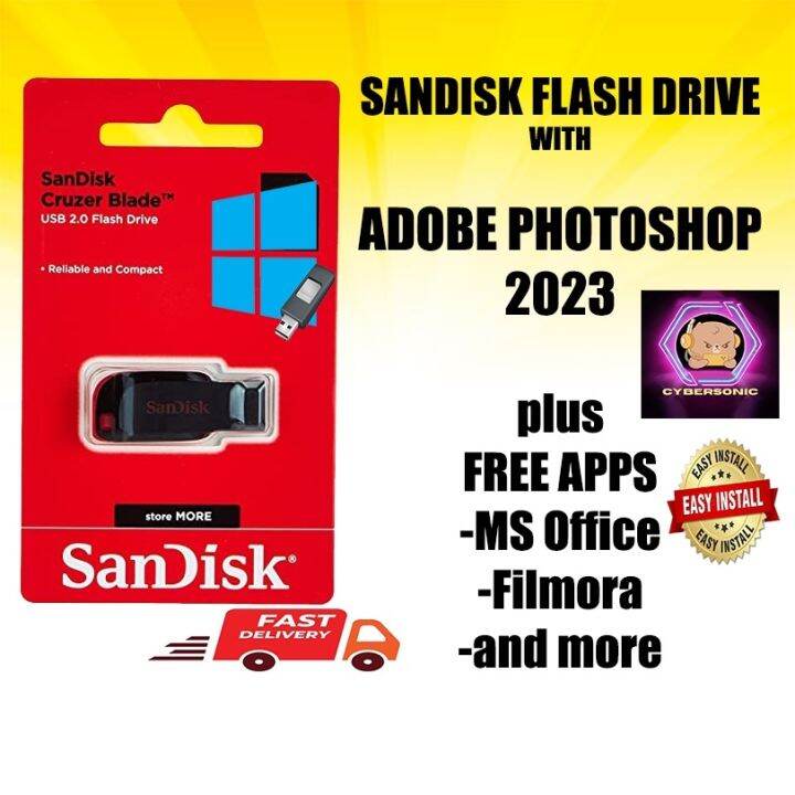USB with Photoshop 2023 DVD/USB Flash Drive Installer | Lazada PH