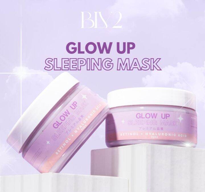 BLV2 Glow Up Sleeping Mask 300g | Retinol + Hyaluronic Acid | Lazada PH