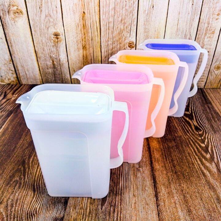 Reusable Plastic Pitcher with Drinking Cups Baso Pitchel Dinnerware ...