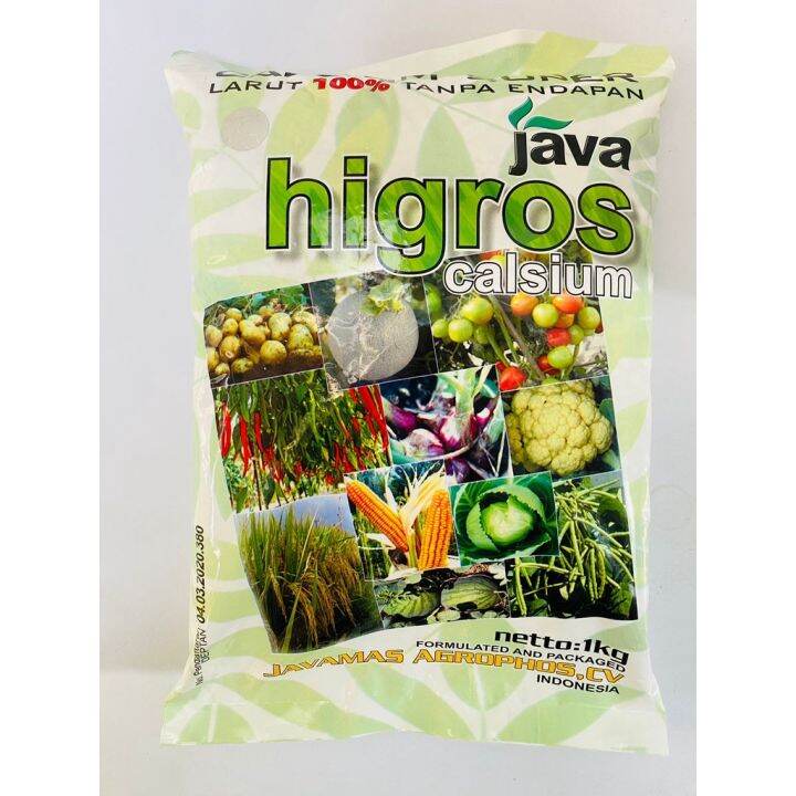 Pupuk calsium super JAVA HIGROS isi 1kg dari cv.javamas agrophos ...