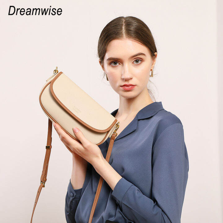 Dreamwise กระเป๋าสะพายไหล่ผู้หญิง,กระเป๋าโทรศัพท์สะพายข้างหนังวัวแท้2022แฟชั่นแบบลำลอง | Lazada ...