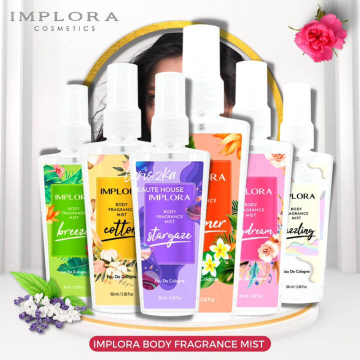 IMPLORA Body Fragrance Mist | Body Mist | Parfum Wanita | Wangi ...