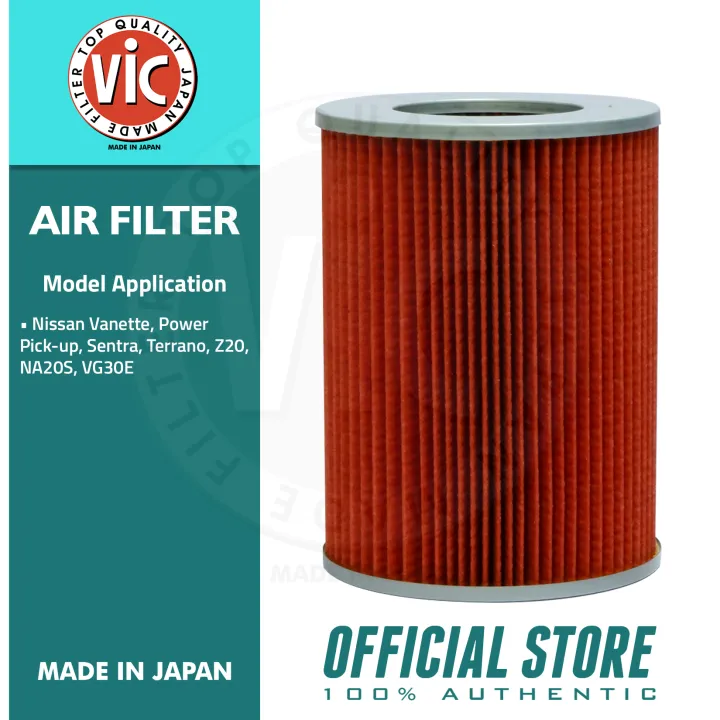 VIC Air Filter A-226V for Nissan Vanette, Power Pick-up, Sentra ...