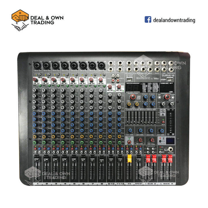 IMIX Curve 12 Mixer 12 Channel Mixer 32-Bit DSP Effects | Lazada PH