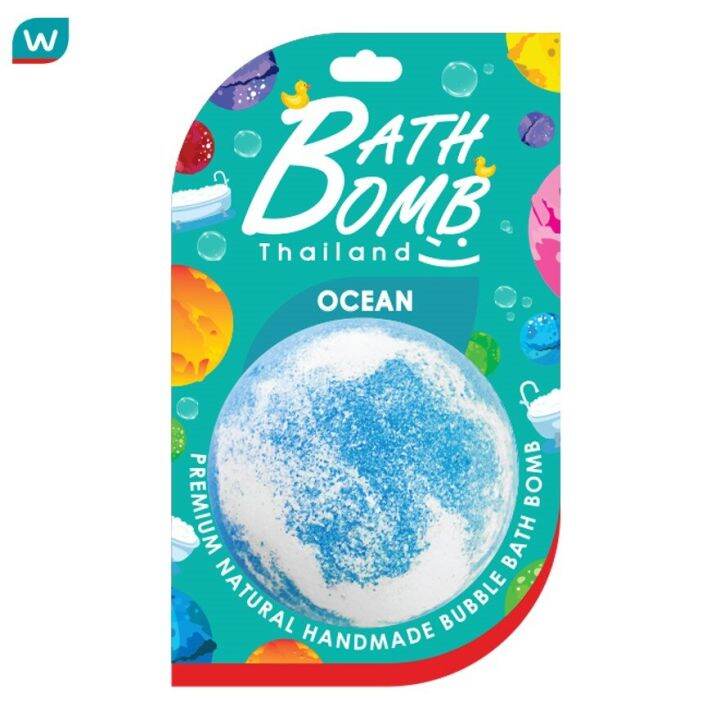 Saboo Thailand สบู่ไทยแลนด์ บับเบิ้ล บาธบอมบ์ โอเชี่ยน 165 กรัม ...