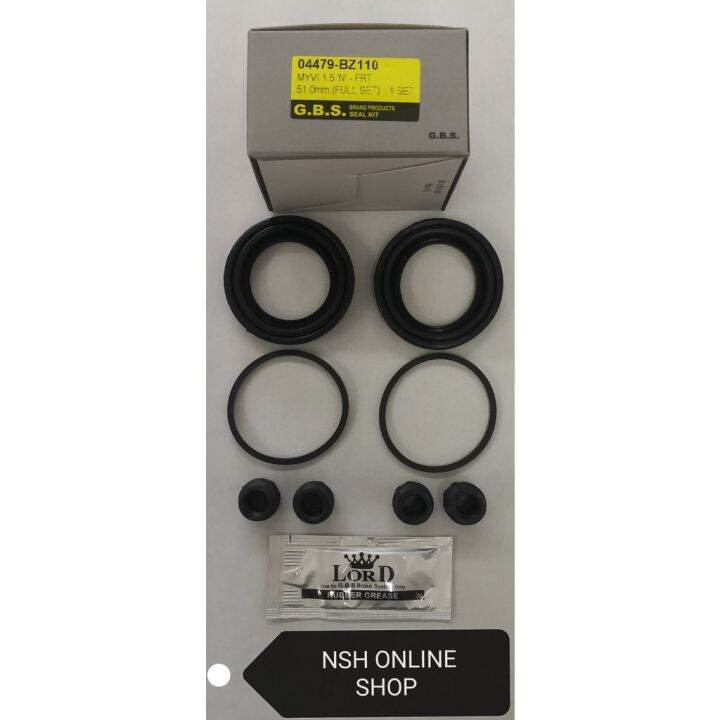 Front Disc Brake Caliper Repair Kit (Full Set) for Perodua Myvi Lagi ...