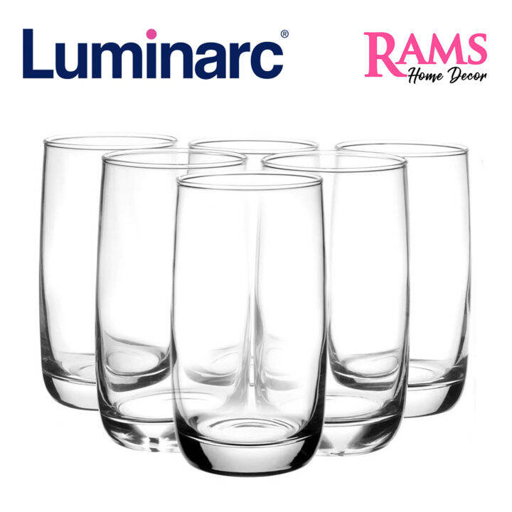 Luminarc 290ML 6 Pcs Vigne Highball Tumbler / 310ml Vigne Old Fashioned ...