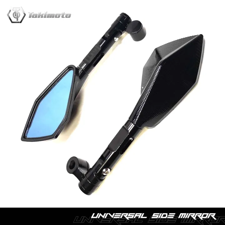 【Spot in Manila】 Takimoto Universal Motorcycle Side Mirror Heavy Duty ...