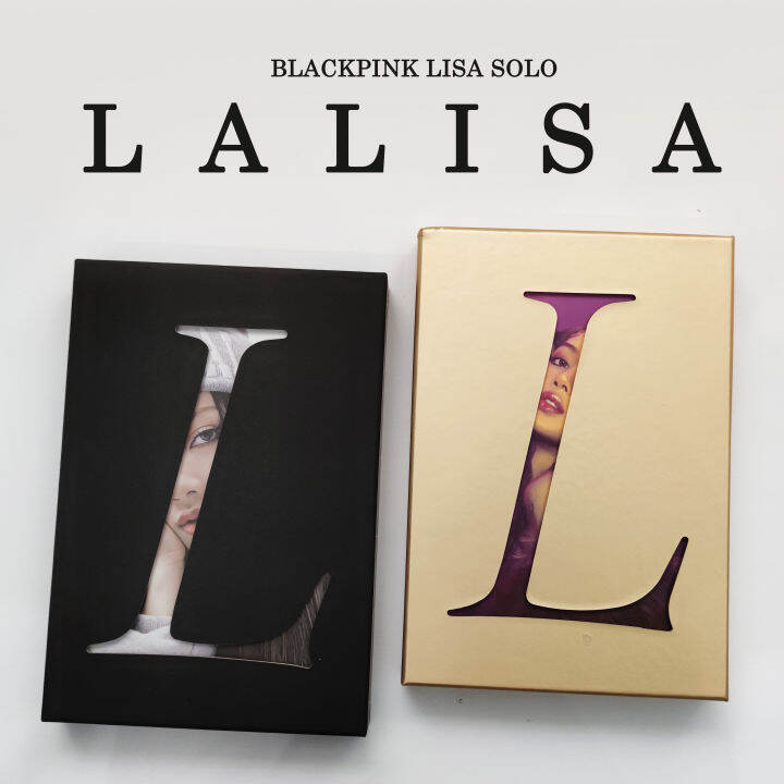 Genuine blacklink pink Lisa solo album Lalisa CD + small card Poster ...