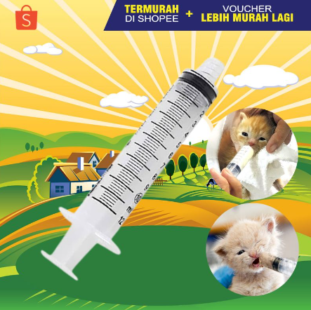SPRUIT - Syringe Sepetan Obat Kucing Susu Kucing Suntikan 1 ml Kucing ...