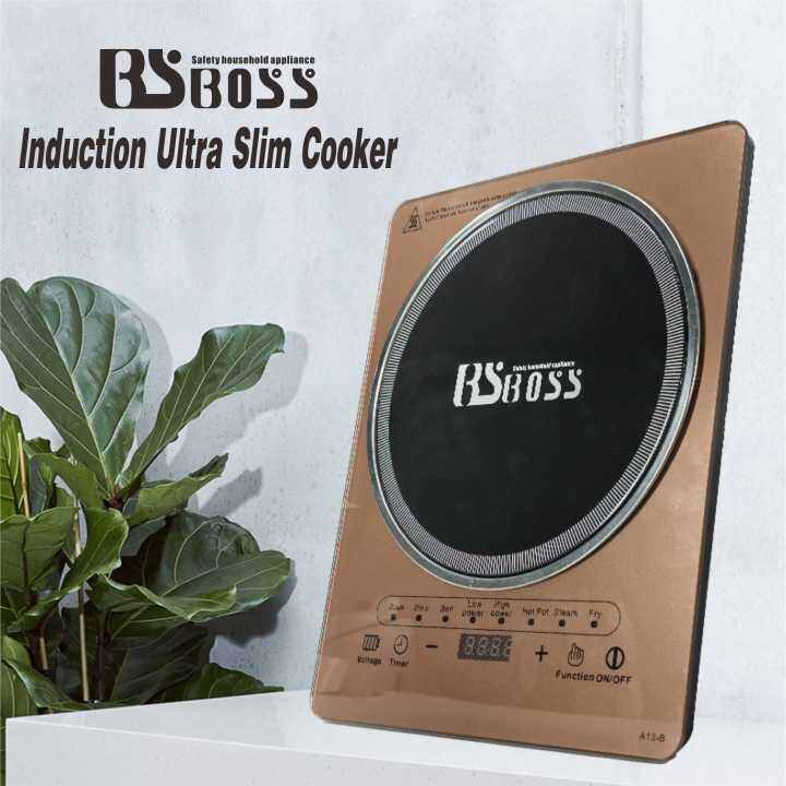 BSBOSS Induction Ultra Slim Cooker Soft Touch Control Panel | Lazada
