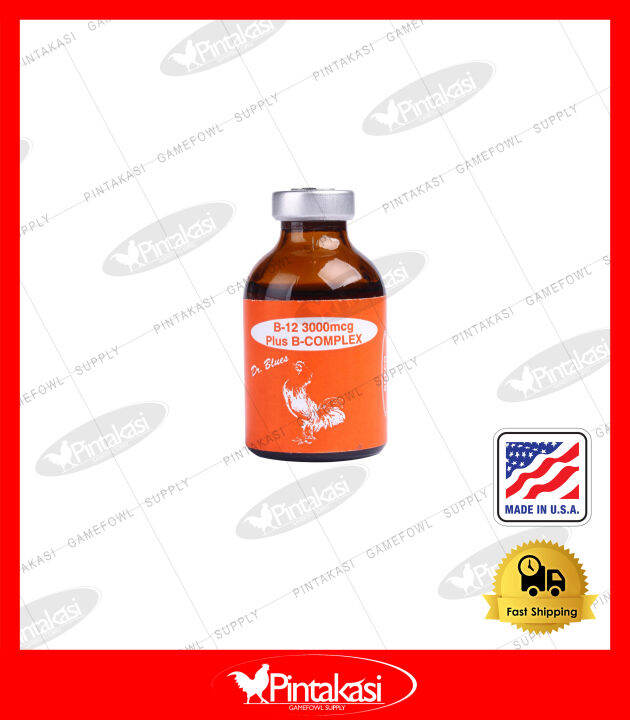 Breco USA Dr Blues B12 3000mcg 30ml for Gamefowl Rooster ...
