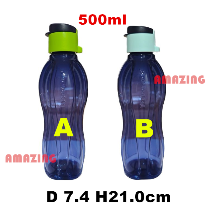 Tupperware Eco Bottle 500ml Fliptop/ Air Botol 500ml/ Water Bottle ...