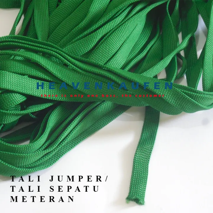 Tali Lebar 1 cm Warna Hijau Untuk Tali Jaket Hoodie Lanyard Dll Harga ...