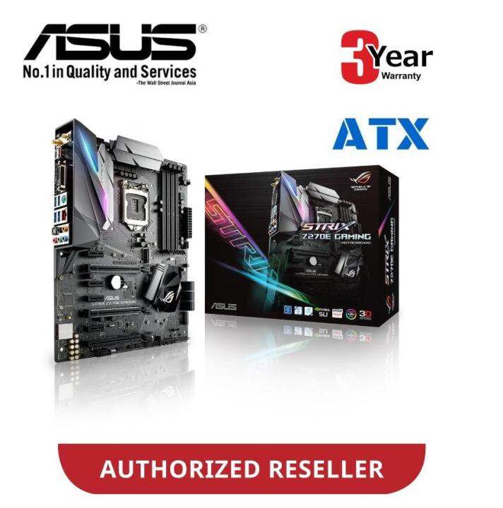 Asus ROG Strix Z270E Gaming Intel LGA1151 ATX Motherboard | Lazada