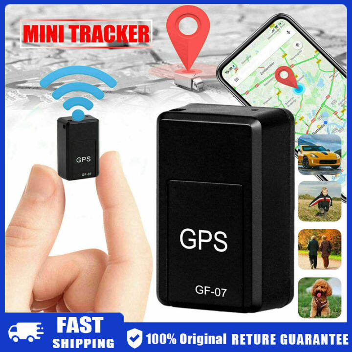 【COD/Original】GF07 Mini Magnetic GPS Car Tracker Real Time Tracking ...