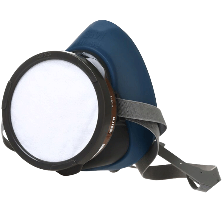 3M silica gel dust-proof gas mask 3200 upgraded version HF-52 for preventing organic vapor odor ...