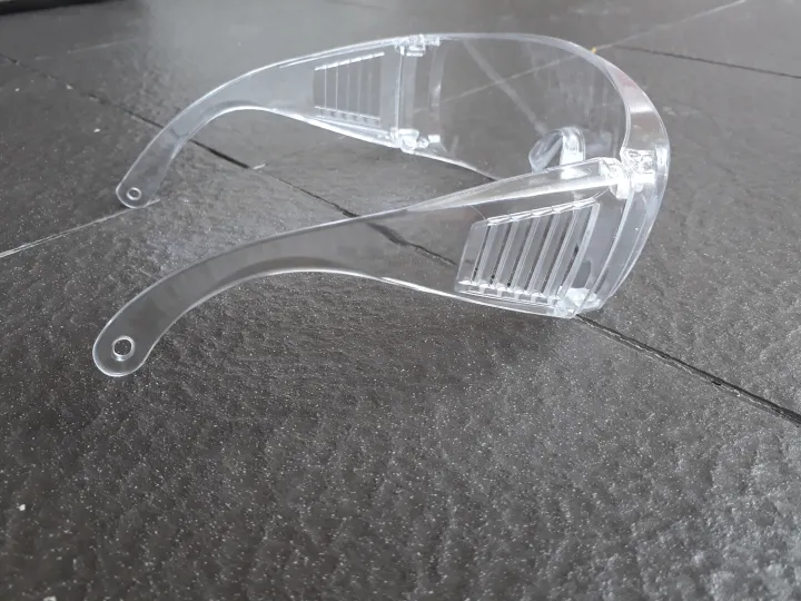 Kacamata Safety Clear Bening / Kacamata Gerinda Bening Putih | Lazada ...