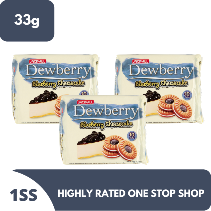 Dewberry Blueberry Cheesecake 10's 33g x 3Packs | Lazada PH