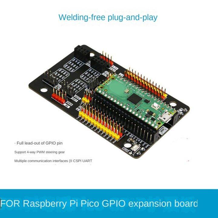 For Raspberry Pi PICO GPIO Sensor Expansion Board Direct Plug-in Connection 4-Way 5V Steering ...
