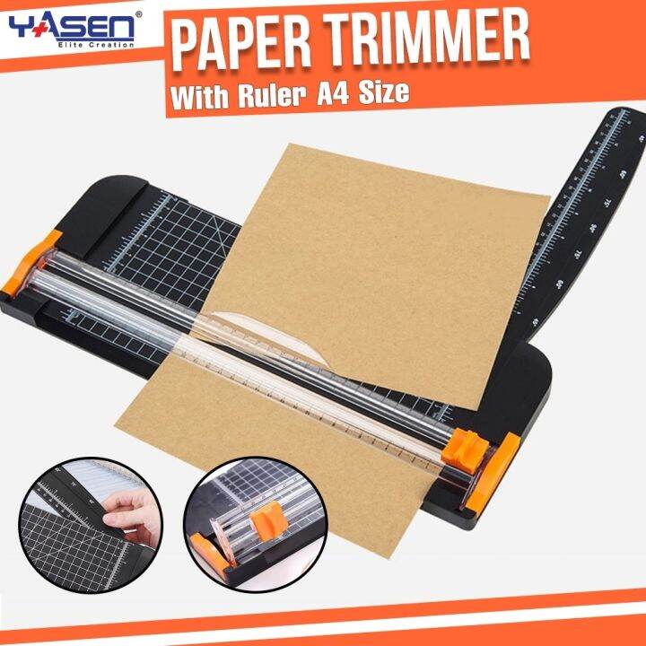 Paper Cutter A4 Guillotine Ruler Trimmer Scrapbooking Tool for Craft ...