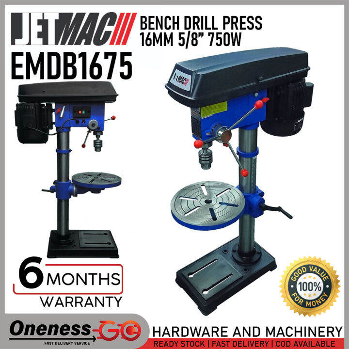 ''JETMAC'' BENCH DRILL PRESS - 16MM (5/8'') / 750W | Lazada