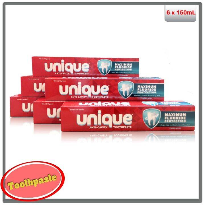 Unique Maximum Toothpaste 150ml by 6pcs | Lazada PH