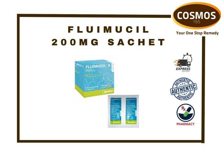 FLUIMUCIL 200MG SACHET 2S | Lazada