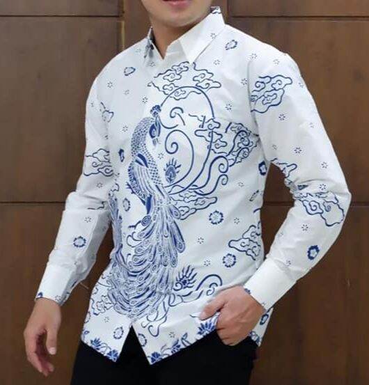 Merak Putih Model Baju Batik Pria Modern Terbaru 2022 Terlaris Kemeja ...