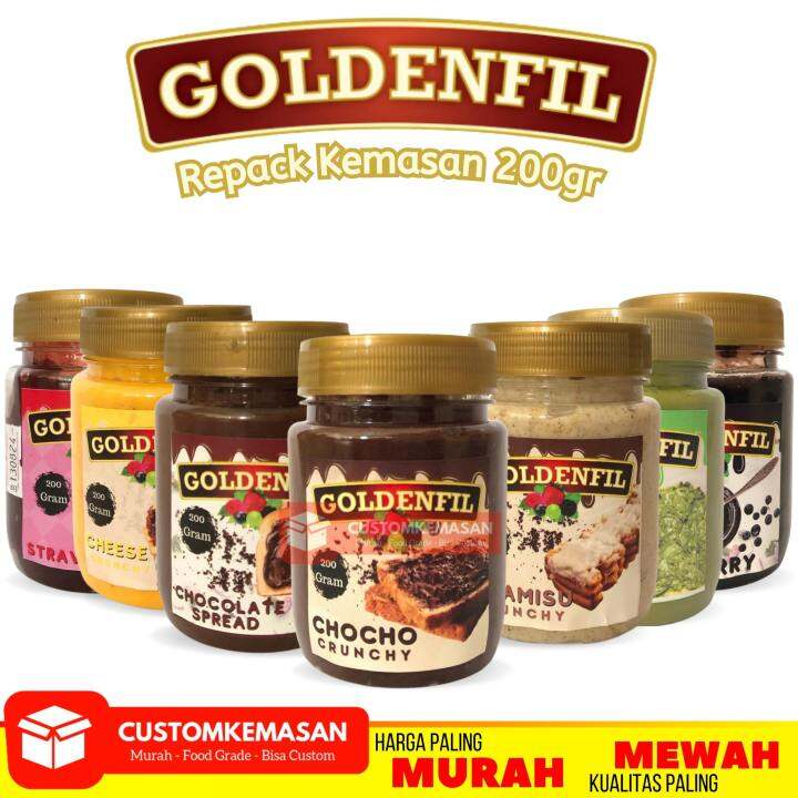 Goldenfil Repack 200gr / Selai Roti Bakar / Toping Roti / Selai Roti ...