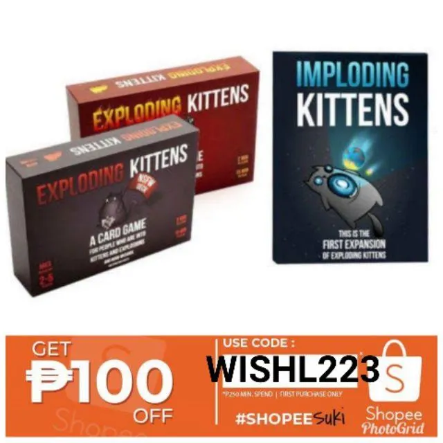 EXPLODE AND IMPLODING KITTENS | Lazada PH