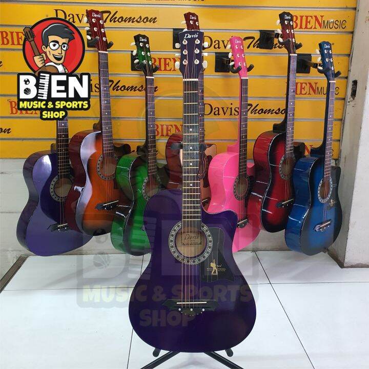 DAVIS 38 ACOUSTIC GUITAR METTALIC VIOLET 2022 MODEL | Lazada PH