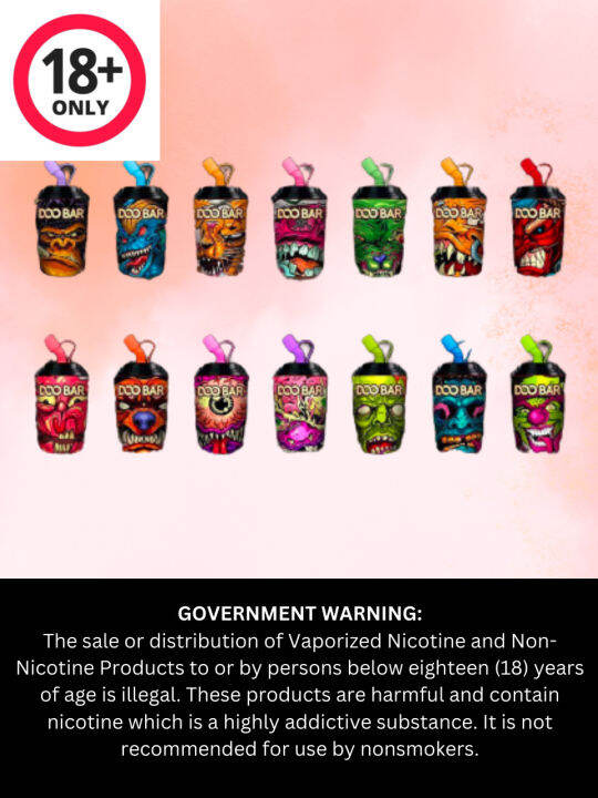 Doo bar Up To 8k Puffs Disposable Legit 8000 Puffs | Lazada PH