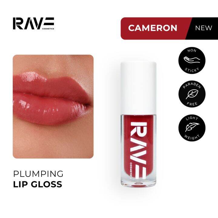 Rave Cosmetics Plumping Lip Gloss in Cameron 5ml | Lazada PH