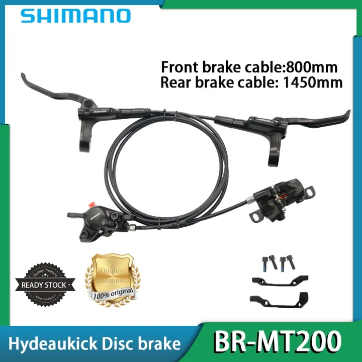 Shimano BR MT200 Bike Mtb Hydraulic Brake Disc Set 800mm/1450mm Clamp ...