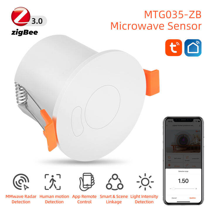 Bahagiha ️‍🔥 Tuya Zigbee wifi 24G Human Presence Sensor Light ...
