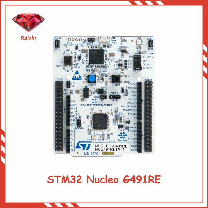 STM32 NUCLEO G491RE STM32G491RE ARM Cortex M4 AT 170MHz | Lazada Indonesia