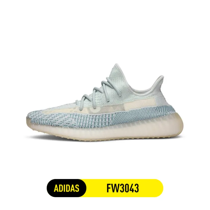 Adidas Yeezy Boost 350 V2 Es Biru Sisi Transparan Kelapa Sepatu Lari ...