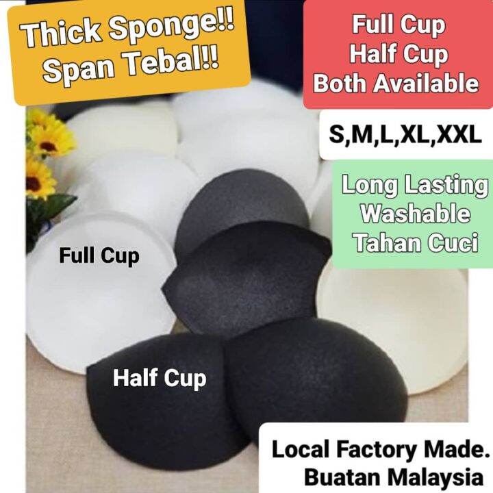 Woman Bra Cup/Bra Sponge/Bra Pad Full Cup Half Cup /Chest Pad/Bra Foam ...