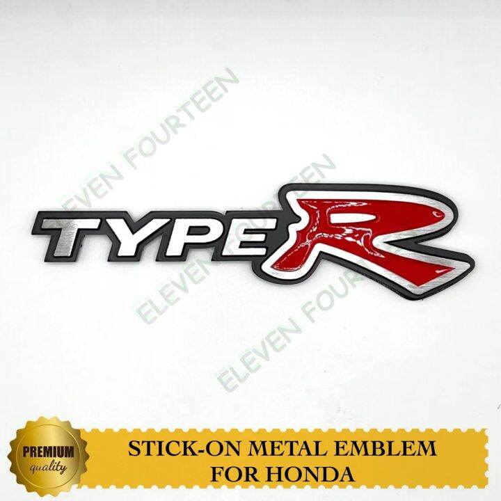 TypeR Type R 3D Metal Emblem Badge Decal for Honda | Lazada PH