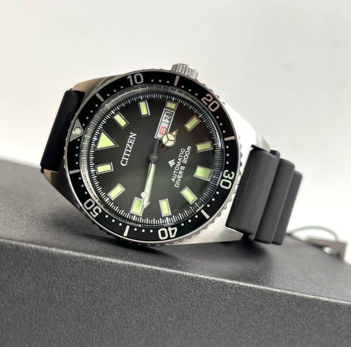 Citizen Promaster Watch NY0120-01E Automatic Diver Black Rubber Strap ...