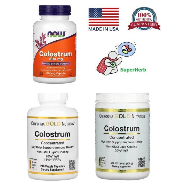 Colostrum Now Foods or California Gold Nutrition | Lazada PH
