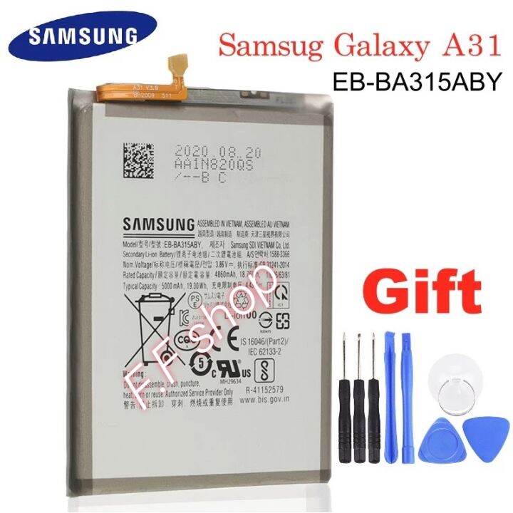 แบตเตอรี่ แท้ Samsung Galaxy A31 2020 / A32 4G EB-BA315ABY 5000mAh ...
