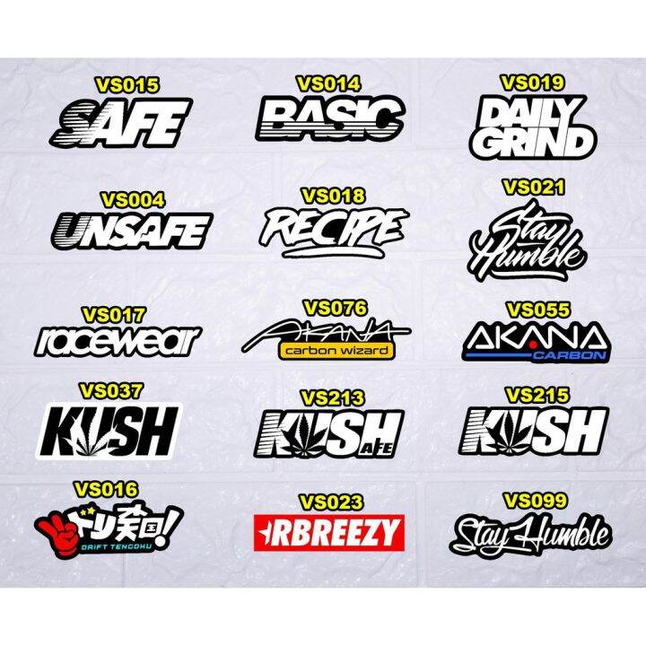 THAI VINYL GLOSSY PRINTED STICKERS【003】( THAI INSPIRED LAMINATED ...