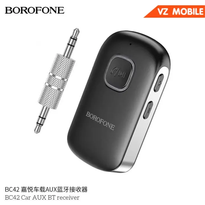 BOROFONE BC42 อะแดปเตอร์บลูทูธไร้สายในรถยนต์ AUX BT ตัวรับ เครื่องส่ง ...